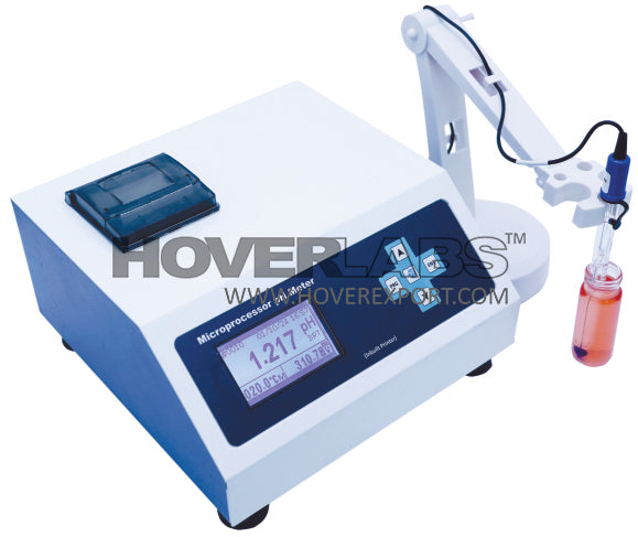 Microprocessor pH/Temperature/mv meter (Inbuilt Thermal Printer) (MODE – HOVERLABS Online