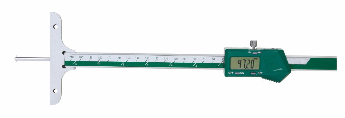 Digital Depth Gage with Round Depth Bar (Model No. HVO-DG-1148-200 ...