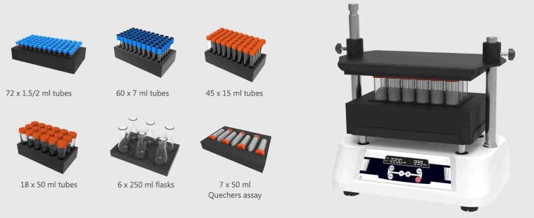 Multi Tube Digital Vortex Mixer (Model No. HVO-MV) – HOVERLABS Online